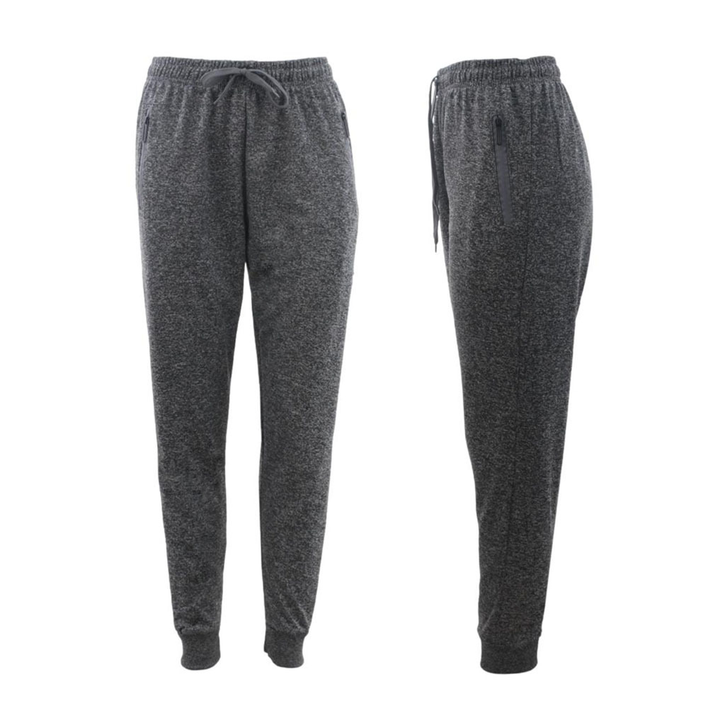 Women's Jogger Track Pants Slim Cuff w Zipped Pockets Ladies Trackies ...