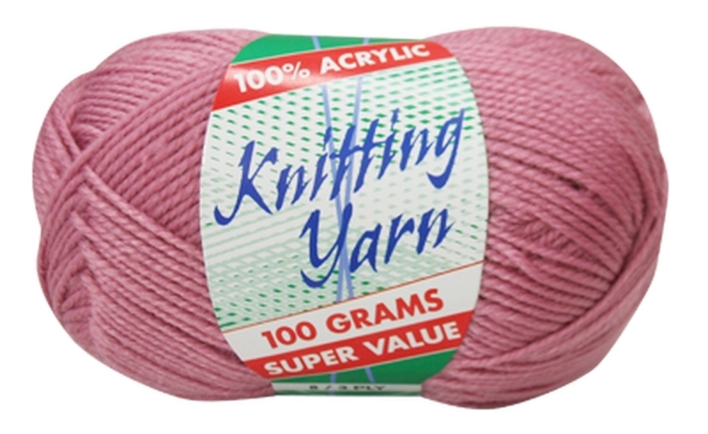 5x 100g Knitting Yarn 3/8 Ply Super Soft Acrylic Knitting Wool Solid ...