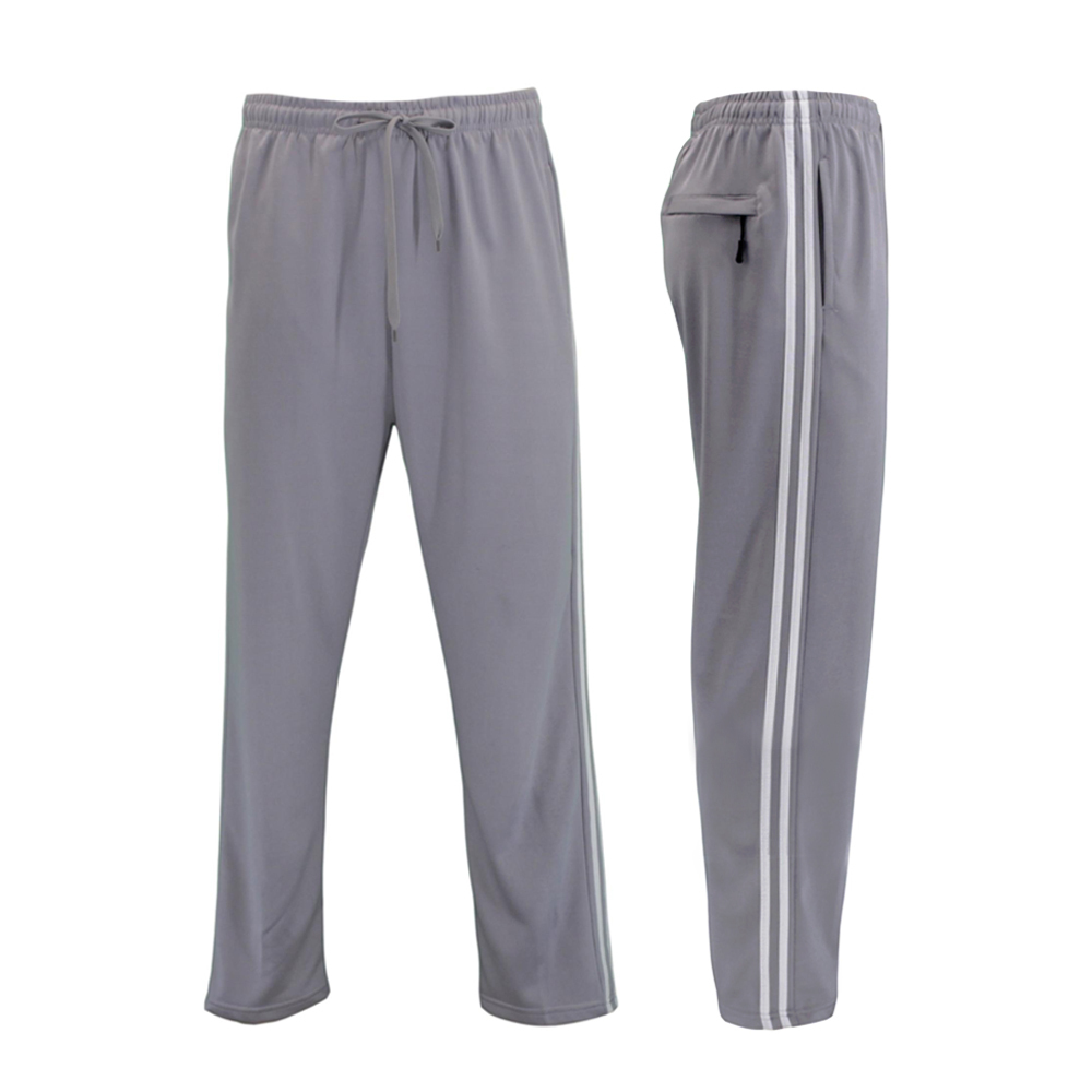 FIL Mens Lightweight Casual Striped Track Pants Tracksuit w Zip Pocket ...