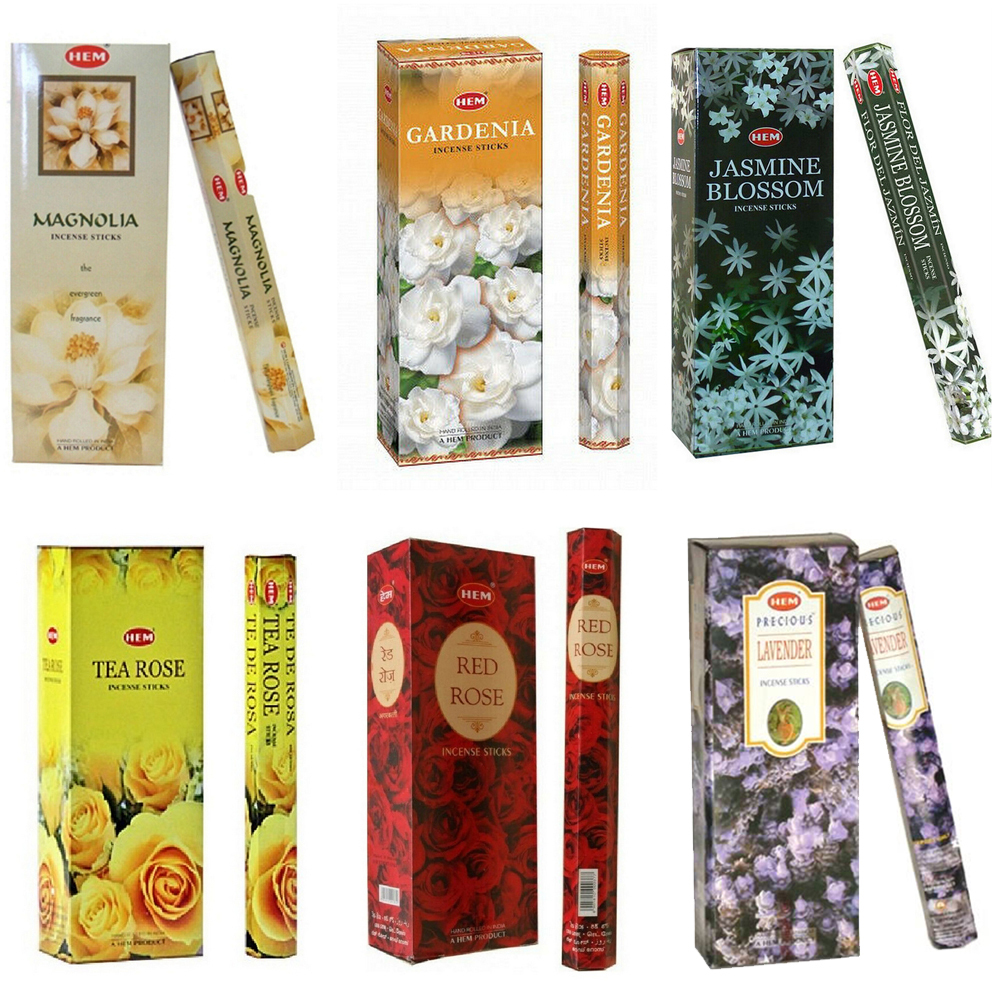 20-240 Sticks Incense HEM Nag Champa 130+ Scents Hex Meditation Aroma ...