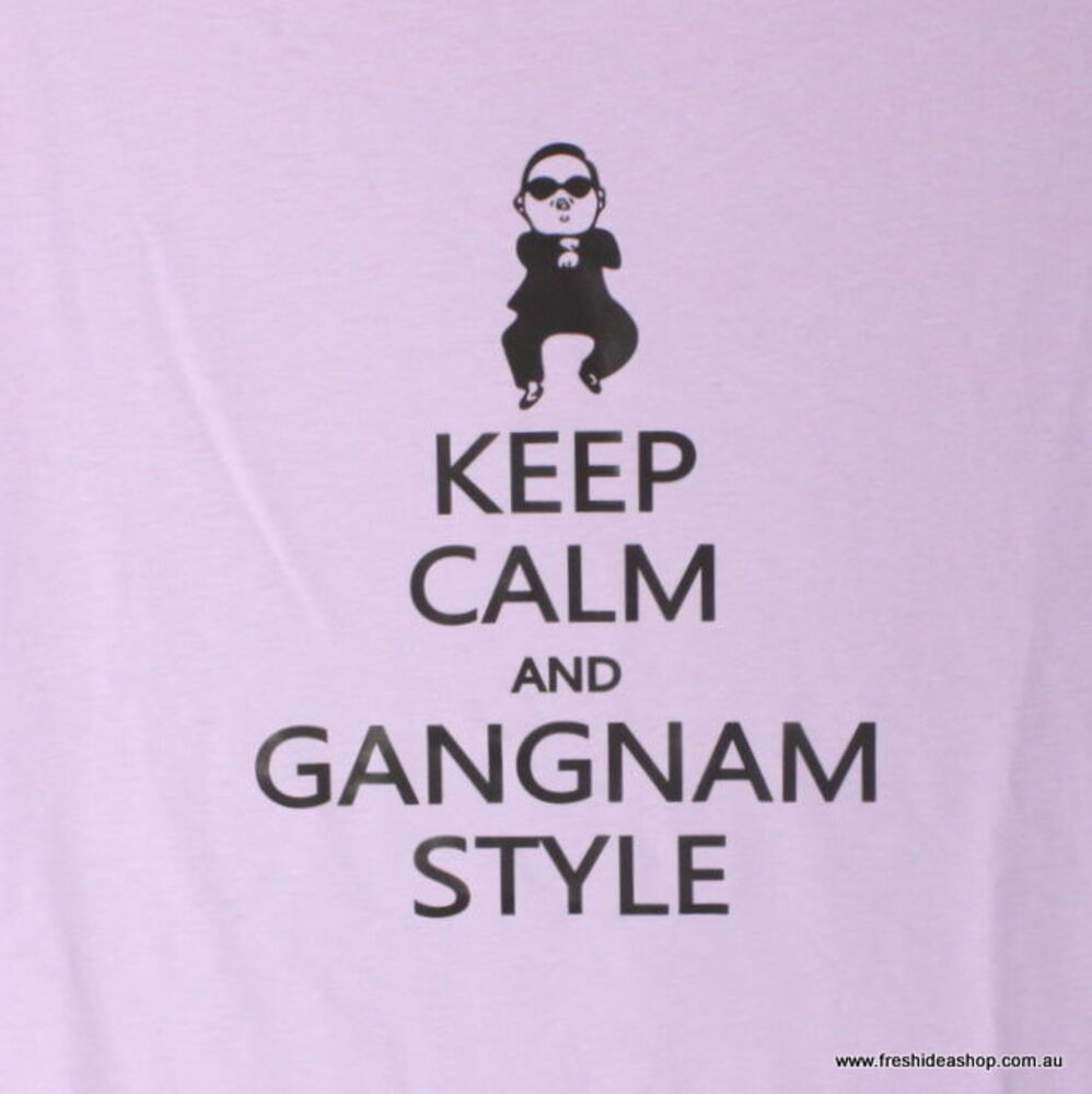 PSY inspired T-Shirt 100% Cotton - Gangnam Style | eBay