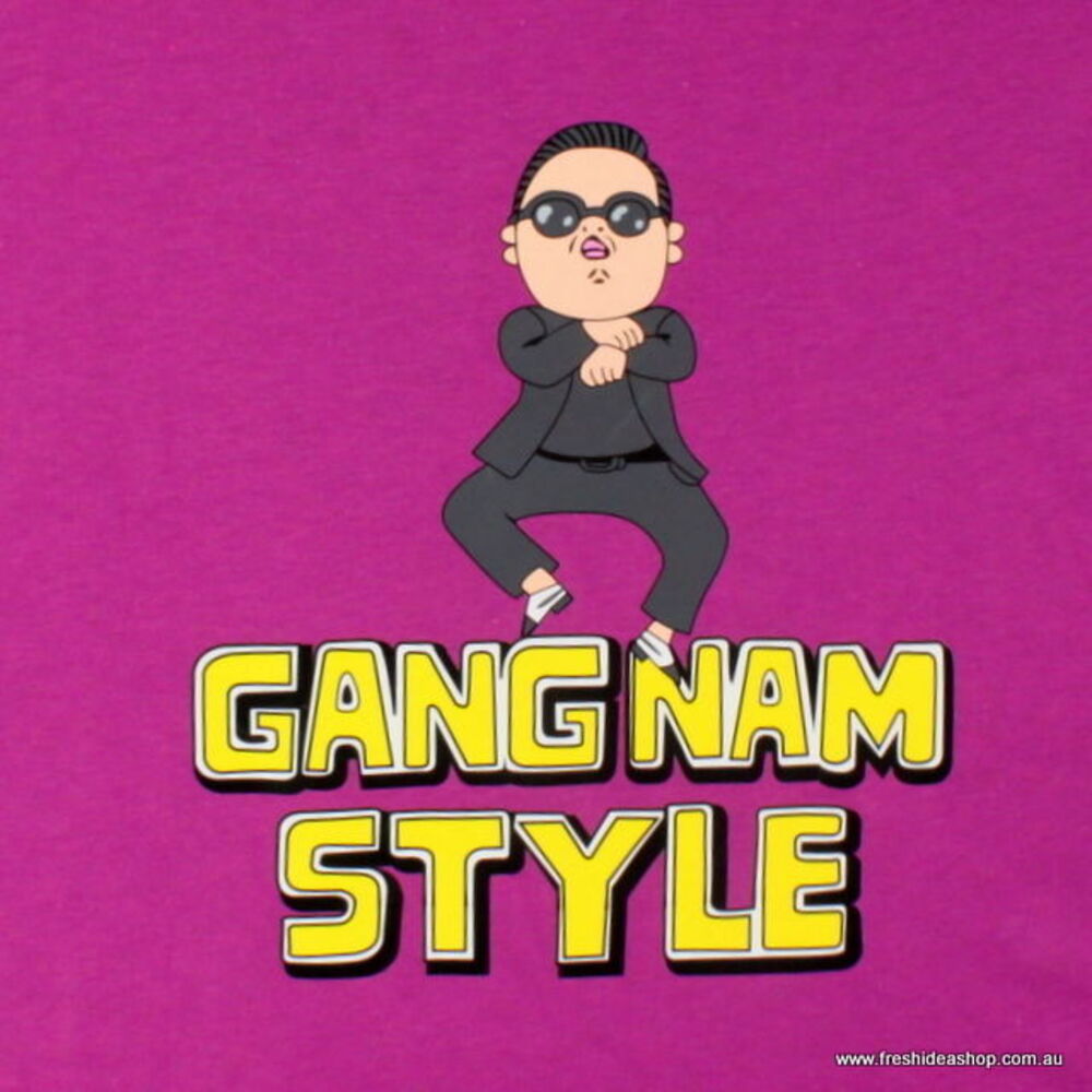 PSY inspired T-Shirt 100% Cotton - Gangnam Style | eBay