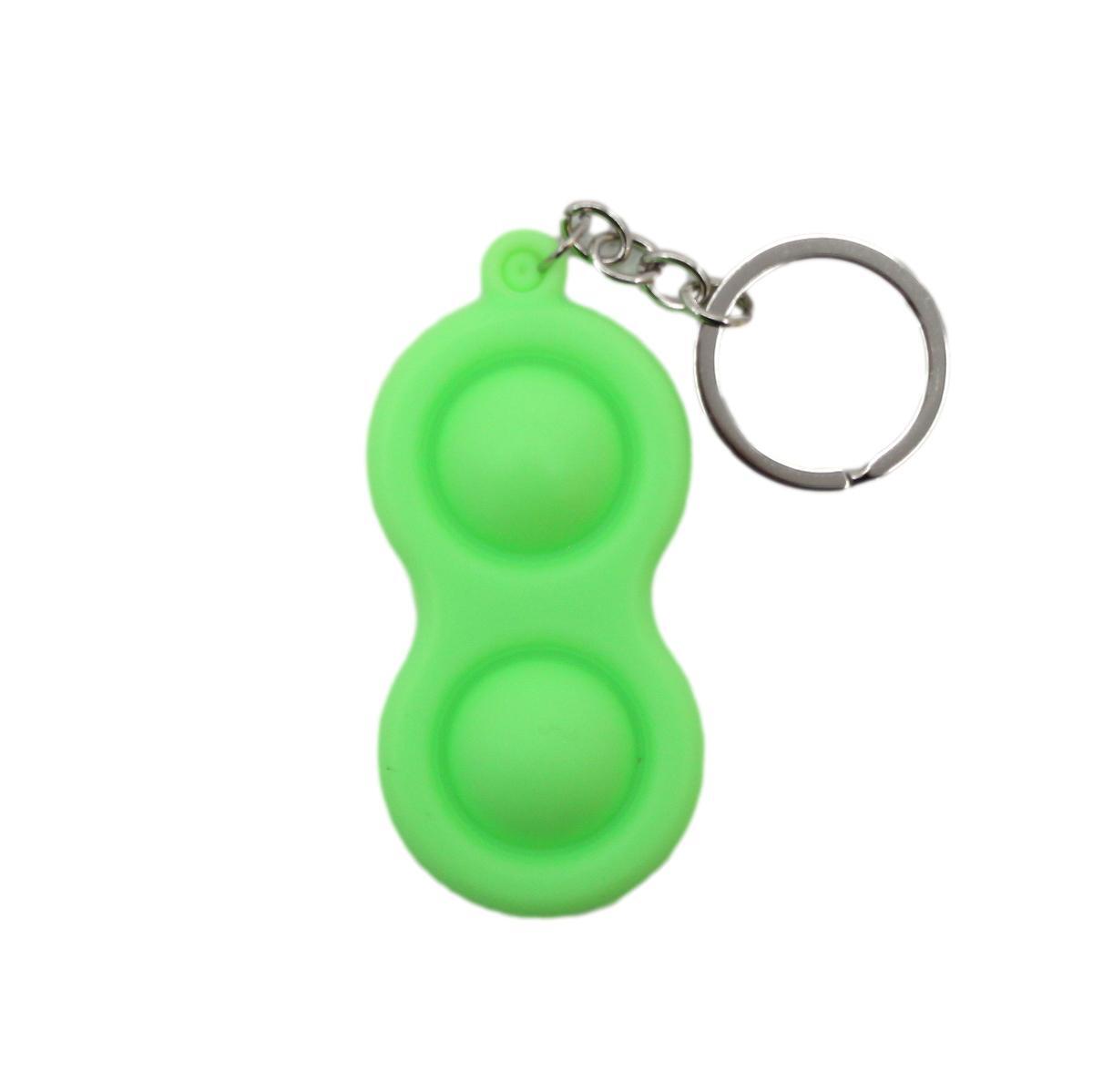 Pop Fidget Toy Push It Simple Dimple Bubble Key Chain Sensory Toy ...