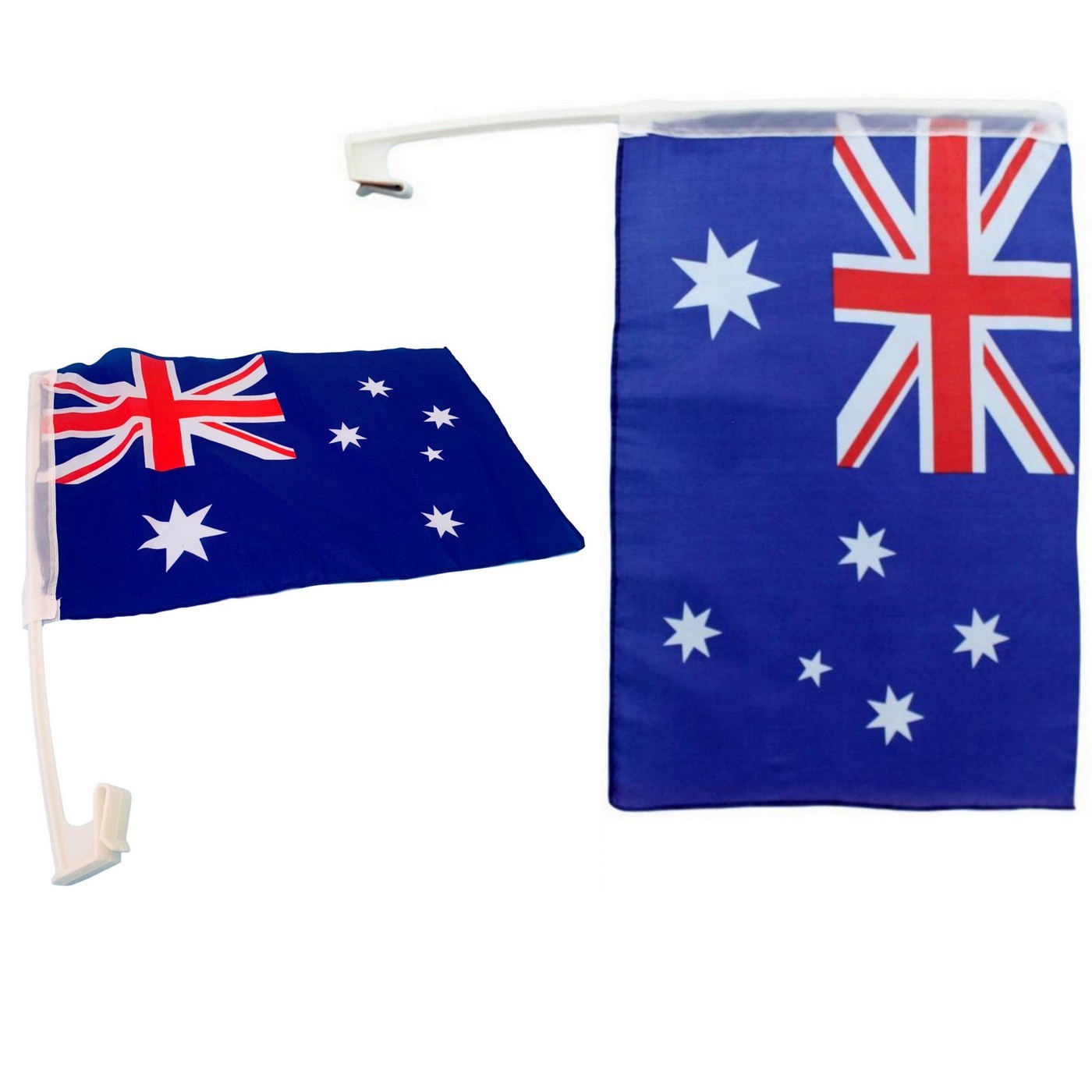 2-8x Australia Day Flag On Stick Hand Held Waving Large Oz Car ...
