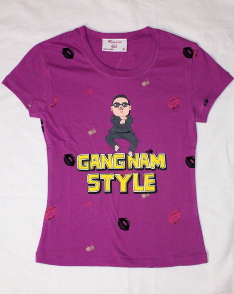 Girls T-Shirt PSY Inspired Gangnam Style Kids Childrens T Shirt | eBay