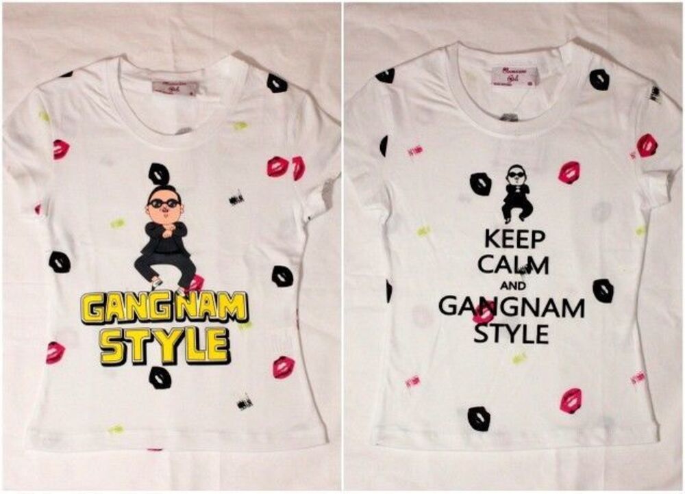 Girls T-Shirt PSY Inspired Gangnam Style Kids Childrens T Shirt | eBay