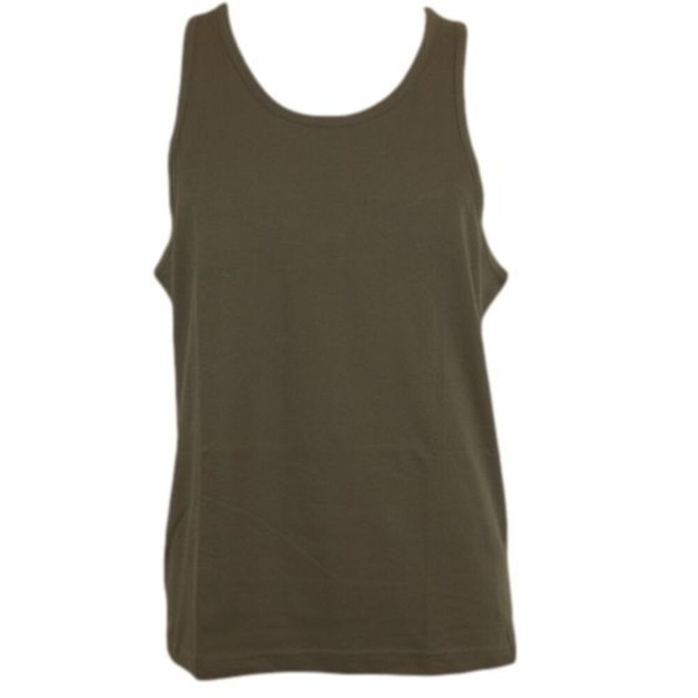 Men's Plain Basic Singlet Tank Top T Shirt Gym Sports Black White S M L ...