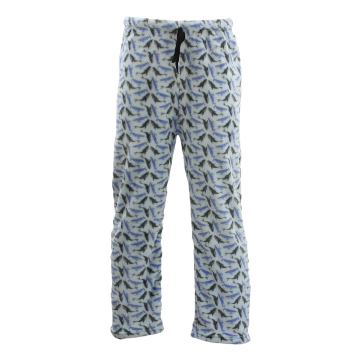 Men’s Soft Plush Lounge Sleep Pyjama Pajama Pants Fleece Winter ...