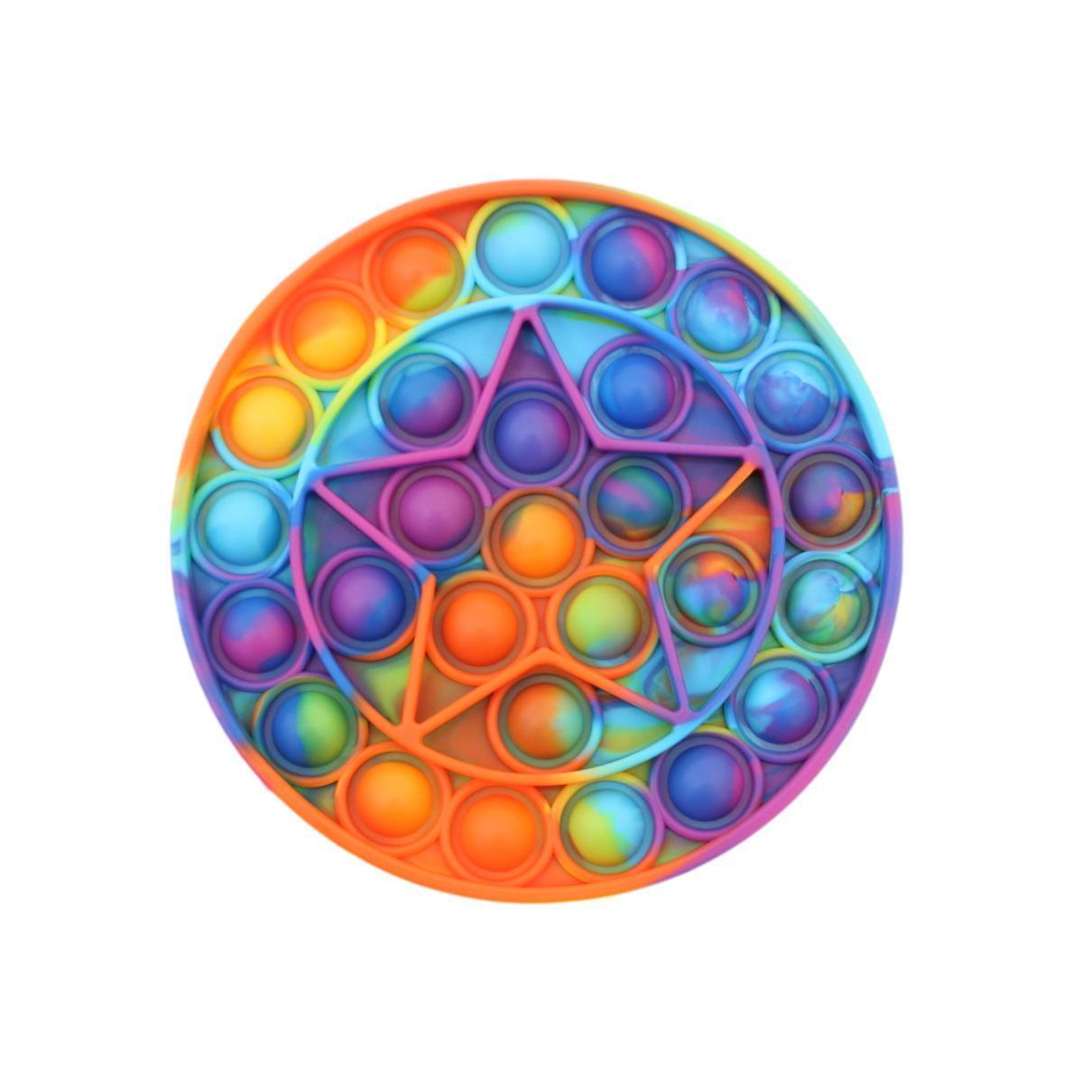 Pop Its Push It Pop Bubble Fidget Toy Sensory Stress Relief Tiktok Game ...