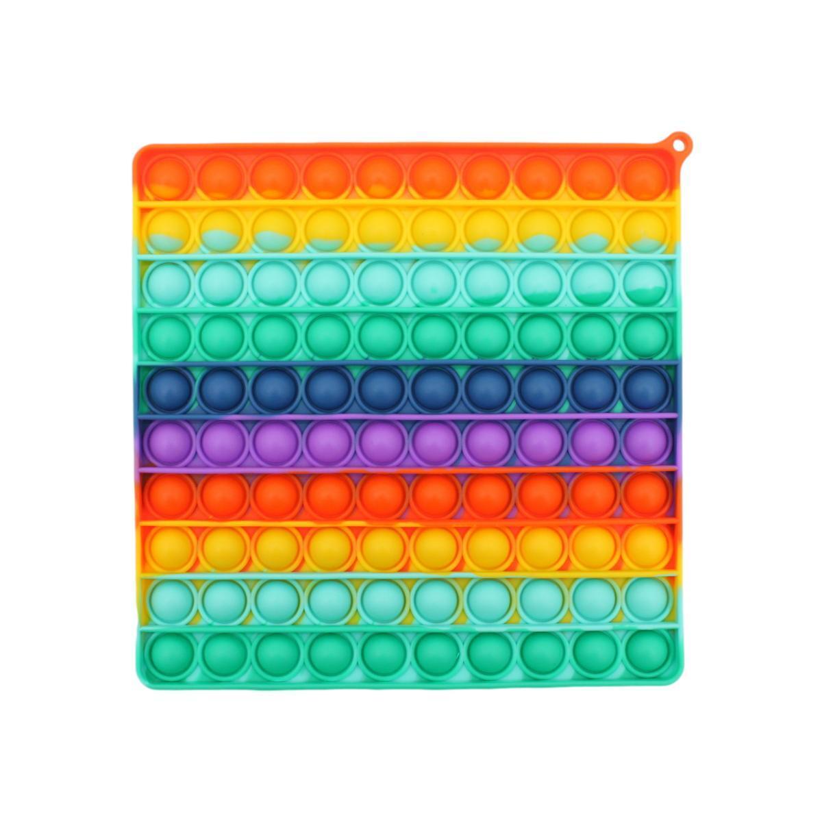 Pop Its Push It Pop Bubble Fidget Toy Sensory Stress Relief Tiktok Game ...