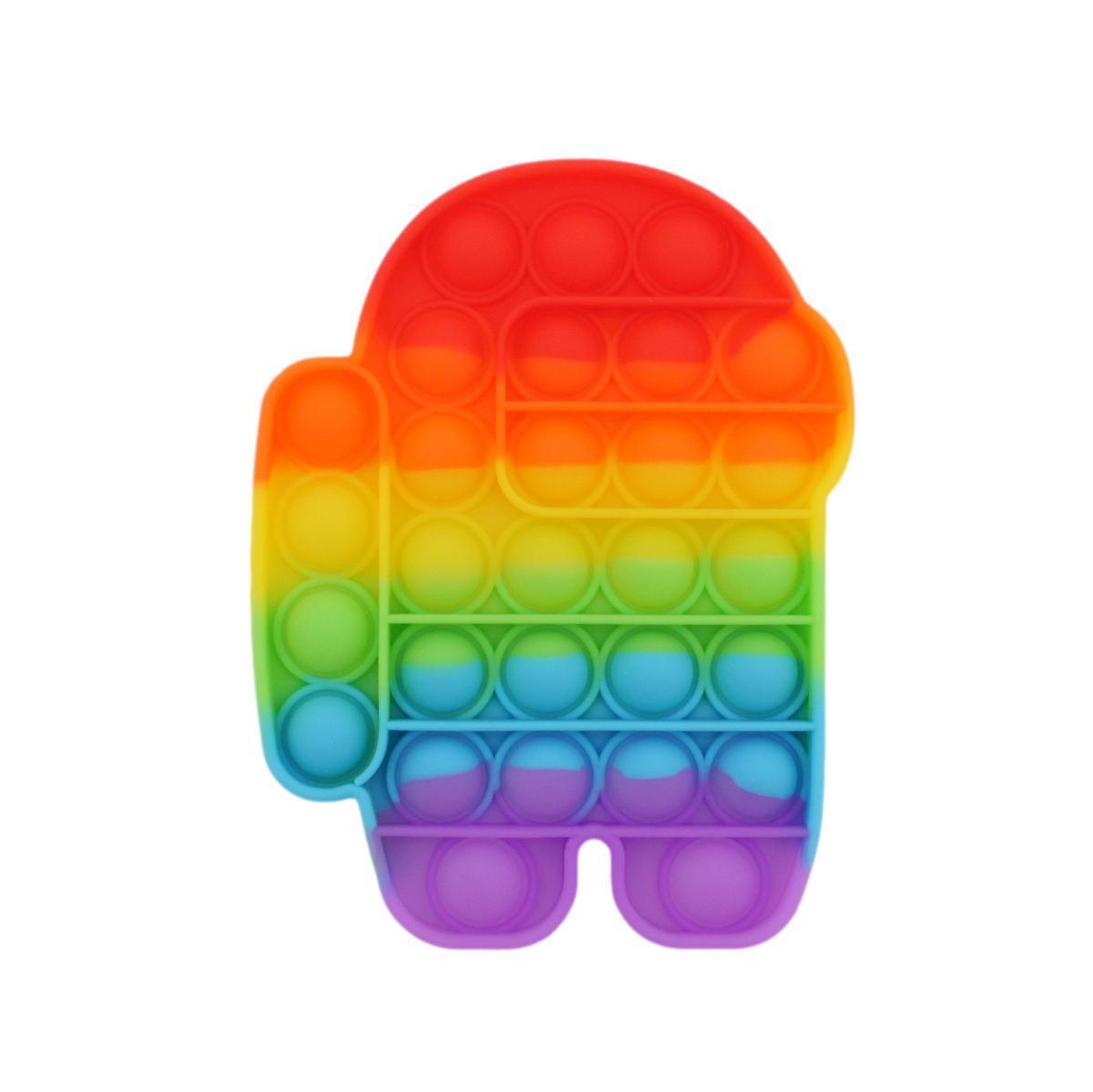 Pop Its Push It Pop Bubble Fidget Toy Sensory Stress Relief Tiktok Game ...